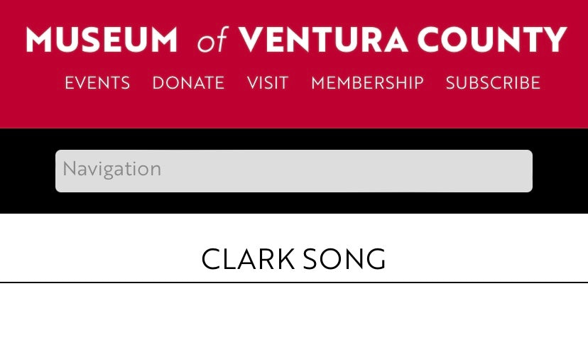 The Museum of Ventura County intro for Clark Song – California Cut